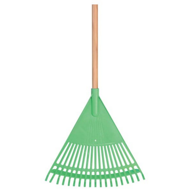 Plastic Rake - Wooden Handle | Fragram | LAG-TOOR1523 | SupplyWise