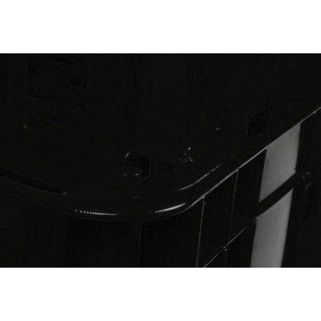 Heavy Duty Freezer Nesting Crate | PLI-PI-730-black | SupplyWise