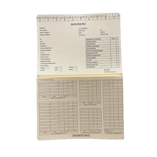 Employee Document Files | PRO-FILEMP002 | SupplyWise