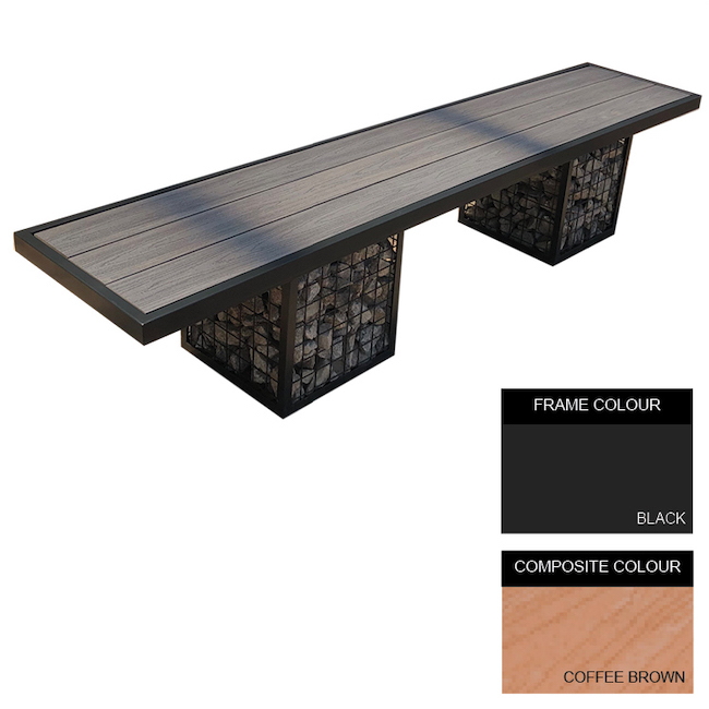 Gabion Bench | Allsorted Designs | ASD-GBO4641PC | SupplyWise
