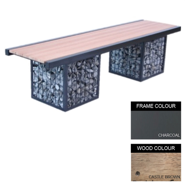 Gabion Bench | Allsorted Designs | ASD-GB4641PC | SupplyWise