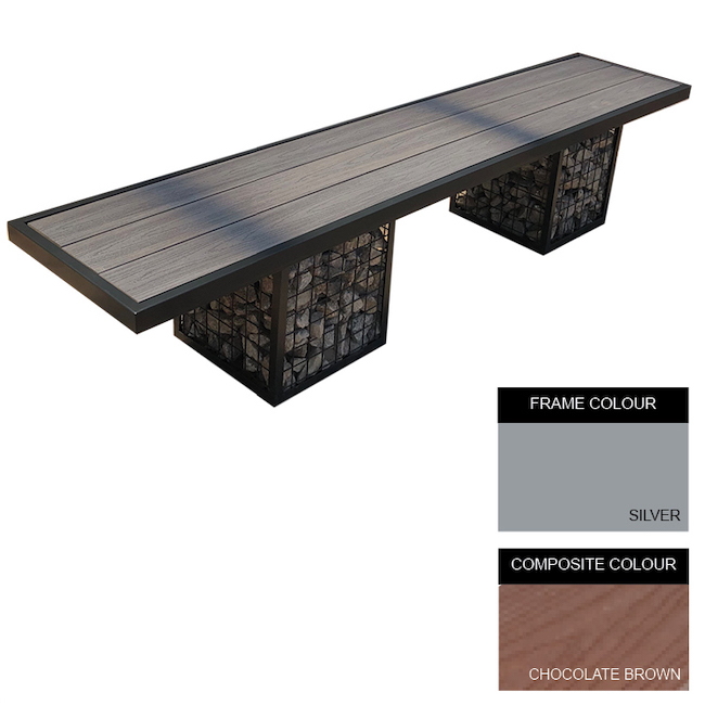 Gabion Bench | Allsorted Designs | ASD-GBO4641PC | SupplyWise