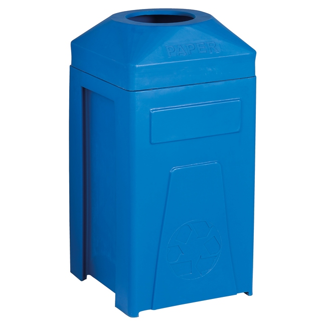 Modulus Plastic Recycle Bin | KRO-RECMDOBRD-RECMDILRD | SupplyWise