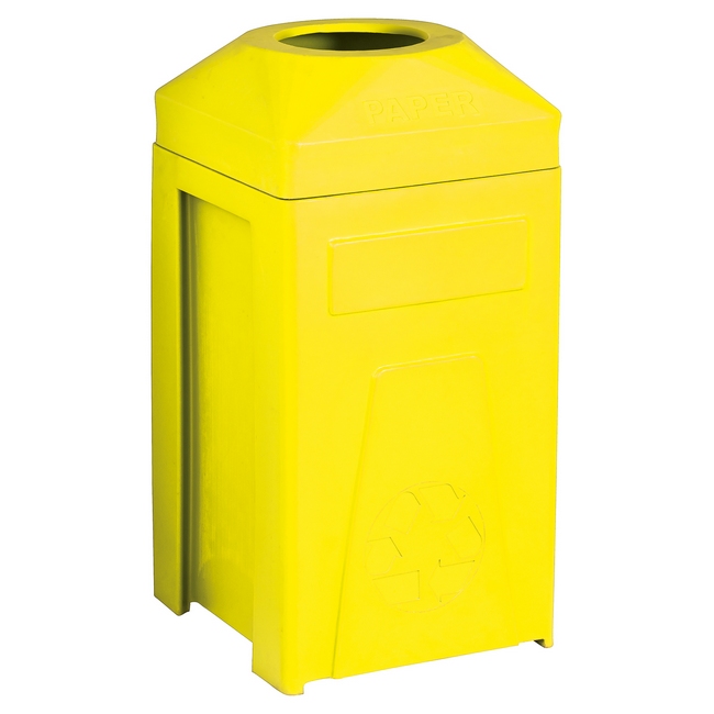 Modulus Plastic Recycle Bin | KRO-RECMDOBRD-RECMDILRD | SupplyWise