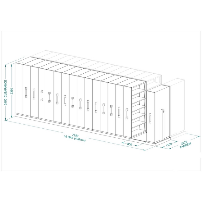 Steel Bulk Filer | HHH-16BAY400 | SupplyWise