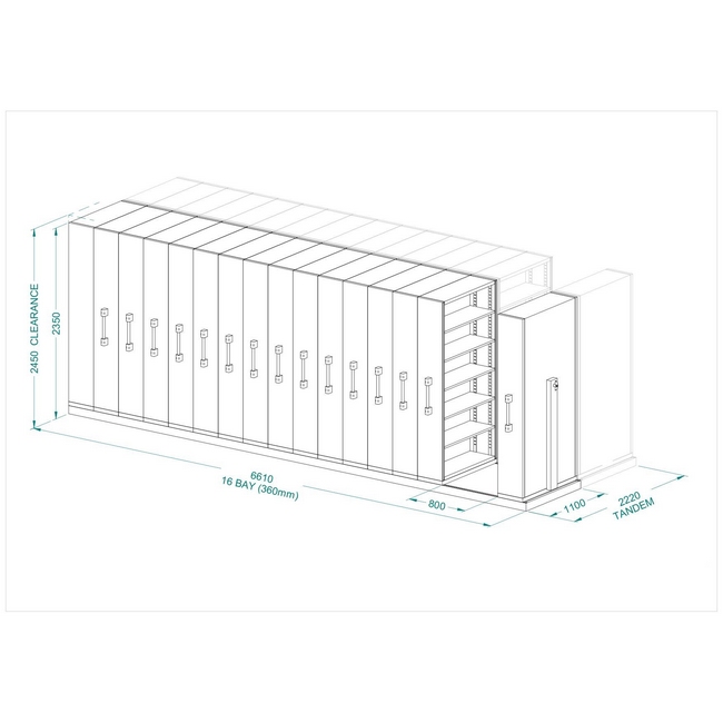 Steel Bulk Filer | HHH-16BAY360 | SupplyWise