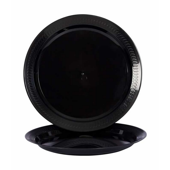 Extra Large Plastic Catering Plates | BUZ-PL-VFDP-10-HW-M | SupplyWise