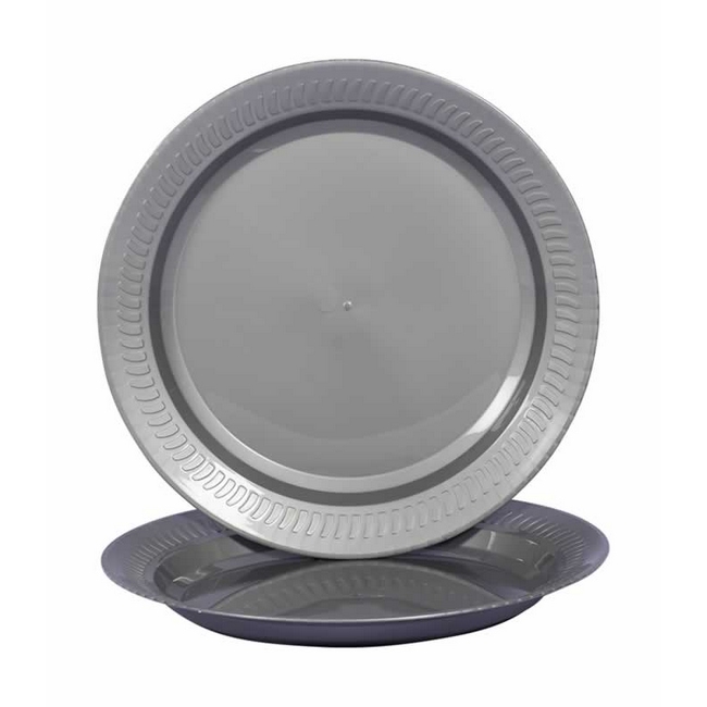 Large Plastic Catering Plates | BUZ-PL-VFFP-10-HW-M | SupplyWise