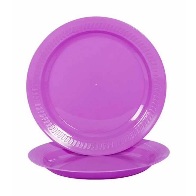 Large Plastic Catering Plates | BUZ-PL-VFFP-10-HW-M | SupplyWise
