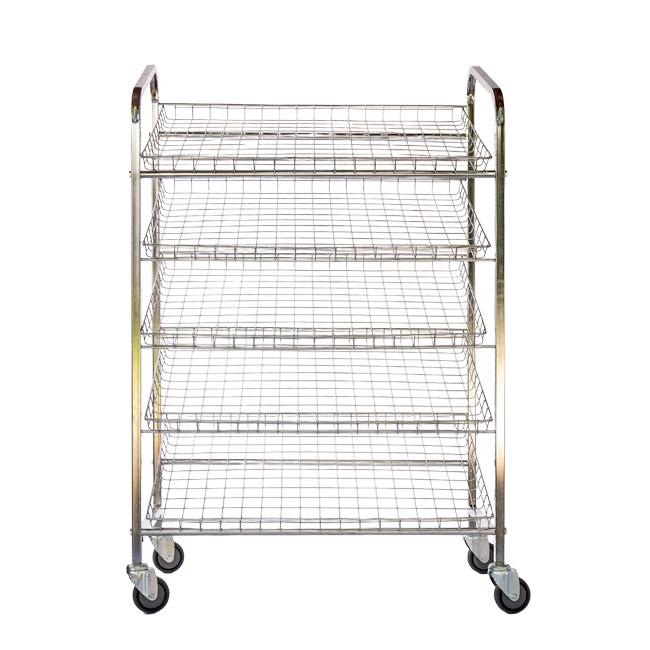 Wire Mesh Bread Trolley | TQP-5-TIER-ELECTPLATE | SupplyWise